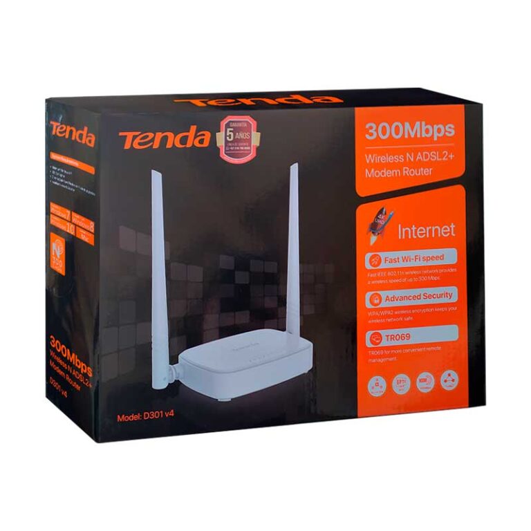 ITSCA | ITS, C.A.- Modem Router Tenda D301 V4 ADSL2+