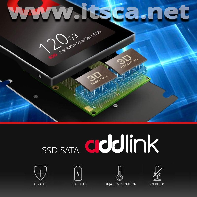 ITSCA | ITS, C.A. - SSD SATA 120GB Addlink S20